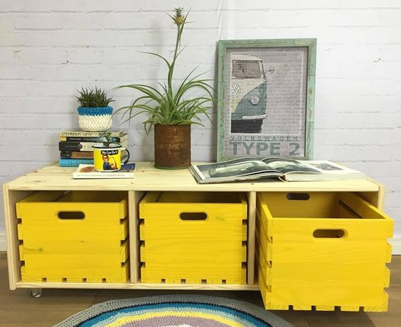 Como decorar sua casa com caixotes reciclados | Blog Telhanorte